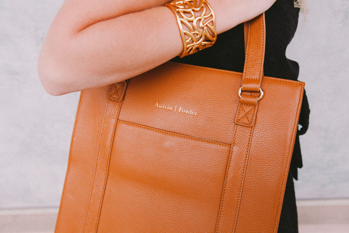 duke leather tote – Austin | Fowler