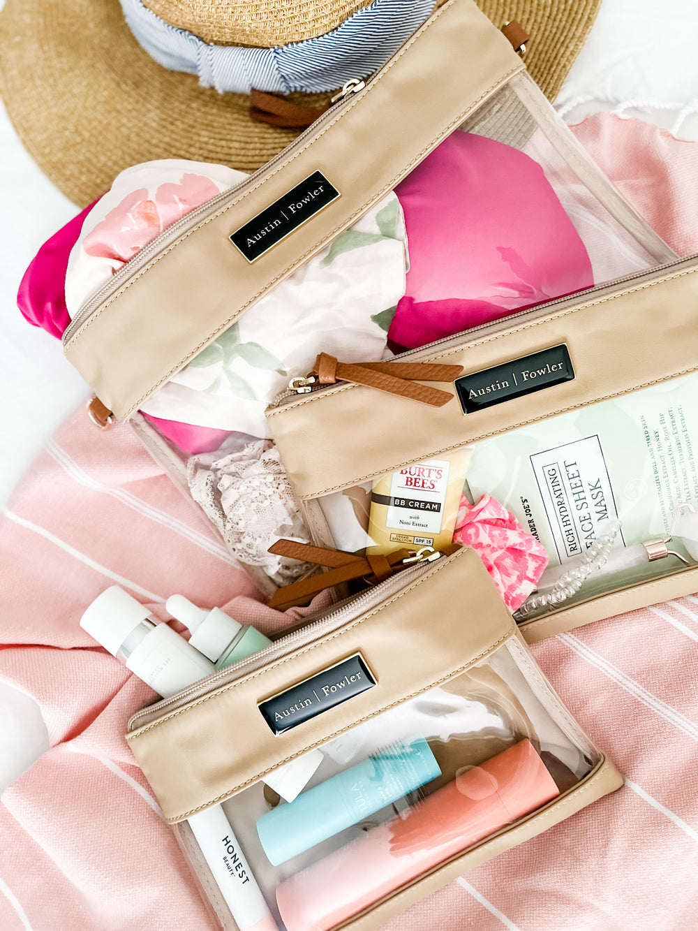 Packing Totes Set - Clear Organization Bags for Travel & Daily Use ...